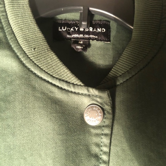 Lucky Brand | Jackets & Coats | Gorgeous Lucky Brand Long Varsity ...